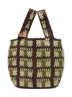 A.p.c. Raffia Tote Bag - Brown
