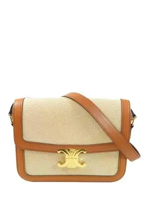 Celine Teen Triomphe Shoulder Bag - Neutrals