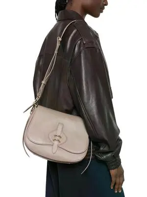 COCCINELLE Leather Shoulder Bag - Neutrals