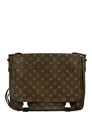 LOUIS VUITTON Louis Vuitton Monogram Macassar Clarence Shoulder Bag Brown