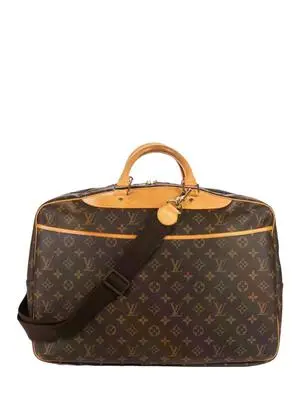 LOUIS VUITTON Monogram Alizé 24h Travel Bag - Brown