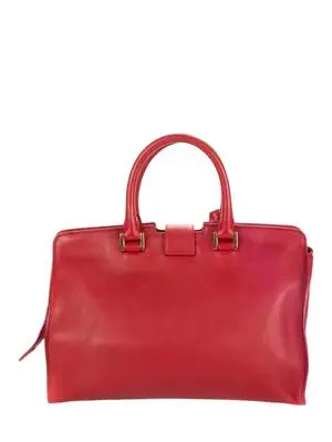 Saint Laurent Cabas Chyc Shoulder Bag - Red