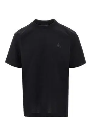 Prada Cret Embroidery T-hirt - Black