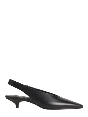 REFORMATION Calista Slingback Heel Leather - Black
