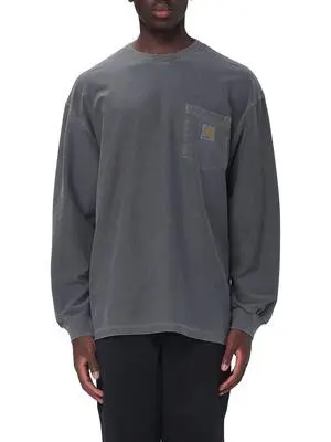 Carhartt Work In Progress Relaxed Fit Long-sleeved Organic Cotton T-shirt - Black