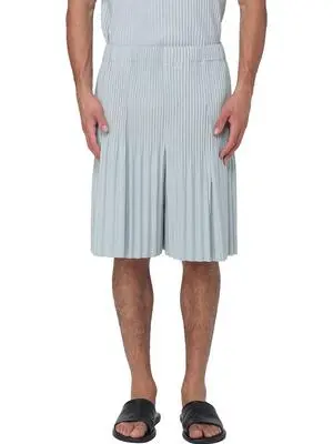 Issey Miyake Homme Plissé Pleated Technical Crêpe Knee-length Shorts - Grey