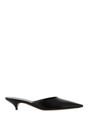 THE ROW Heeled Sandal - Black