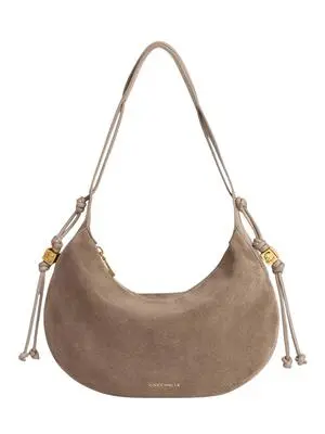 COCCINELLE Coccinelle Suede Shoulder Bag Brown
