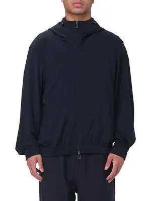 Emporio Armani Zip-up Hooded Jacket - Blue