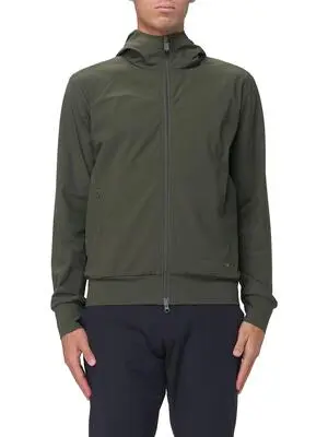 SAVE THE DUCK Luiz Technical Stretch Nylon Zipped Hoodie - Green