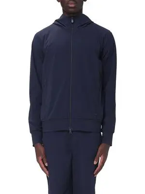SAVE THE DUCK Luiz Technical Stretch Nylon Zipped Hoodie - Navy