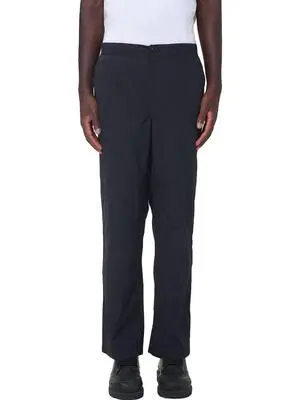 SAVE THE DUCK Slim Fit Stretch Technical Fabric Trousers With Elasticated Waist - Black