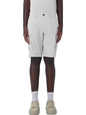 SAVE THE DUCK Technical Stretch Fabric Cargo Shorts With Belt Loops By - Sand