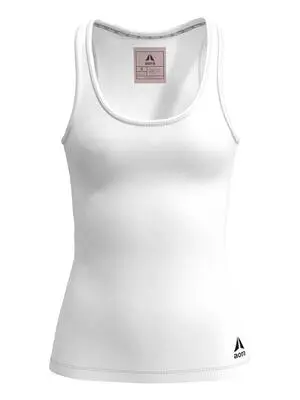 AORA ATHLETICS Racerback Tank Top - White