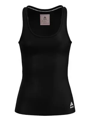 AORA ATHLETICS Racerback Tank Top Sustainable Activewear - Black