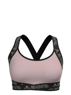 AORA ATHLETICS Cross Eco-friendly Supportive Sports Bra For – Durable Breathable Workout Top With Sleek Design – Sustainable Activewear Bra For High-intensity Training, Gym, Yoga, Athleisure, Studio, Outdoor Activities, And Everyday Comfort - Pink