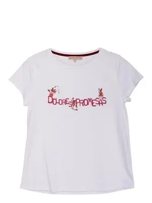 Dolores Promesas Graphic Print T-shirt - White