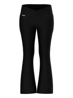 AORA ATHLETICS High-waist Flare Eco-friendly Yoga Pant - Black
