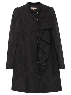 Dolores Promesas Filipa Short Ruffle Dress - Black