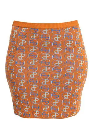 DOLORES PROMESAS Knitted Skirt - Brown