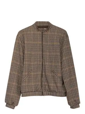 DOLORES PROMESAS Margot Printed Bomber Jacket - Grey