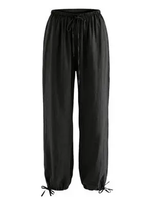 MONLICIA Novelle Modal Balloon Pants - Black