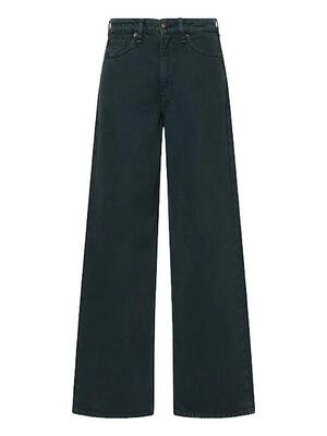 Rag & Bone Logan Wide-leg Denim Jeans - Greenstone