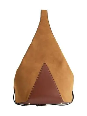 Stella McCartney Appaloosa Soft Woven Bucket Bag - Brandy
