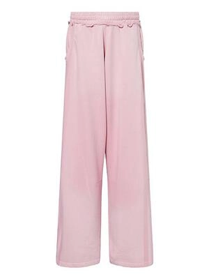 JADED LONDON Striped Wide-leg Cotton Jogging Bottoms - Pink