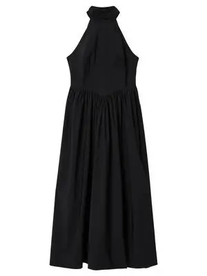 ALLSAINTS Halterneck Arora Maxi Dress - Black