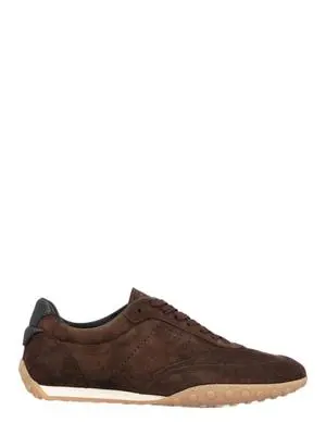 TOD'S Suede Leather Sneakers - Brown