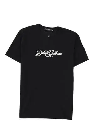 Dolce & Gabbana Designer T-shirt, Fw26 - Black