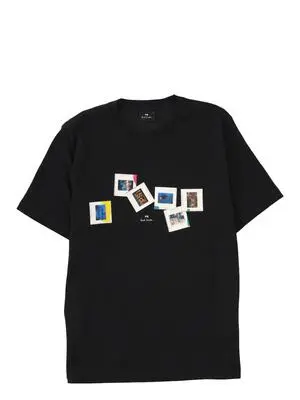 Paul Smith Ps By Paul Smith Men's 100% Organic Cotton T-Shirt Black