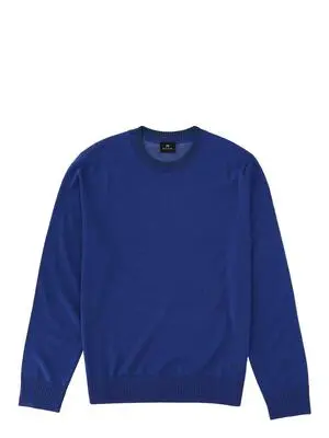 Paul Smith Merino Wool Crewneck Sweater - Blue