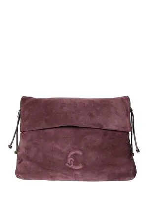COCCINELLE Mini Suede Shoulder Bag - Rosso