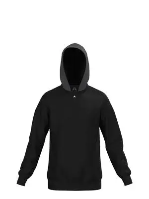 AORA ATHLETICS Chrome Qaze Bi-color Hoodie - Black