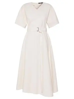 Max Mara Washed Cotton Dress - Ecru