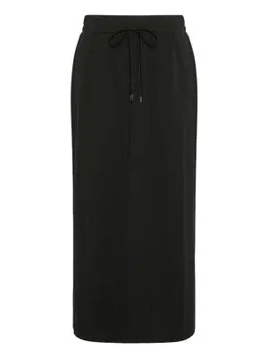 Max Mara Milano-knit Jersey Skirt - Black