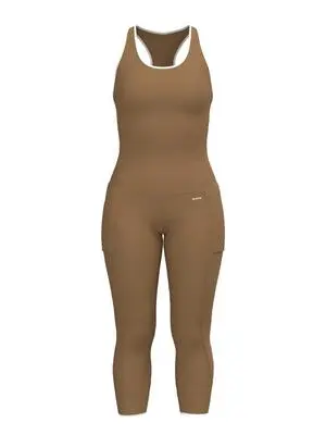 AORA ATHLETICS Two Tone Eco-friendly High-performance Fullsuit - Brown