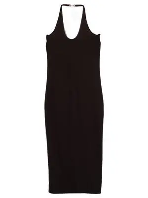 Gucci Viscose Crêpe Jersey Midi Dress With Horsebit Detail - Brown