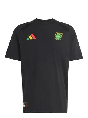 Adidas Jamaica X Bob Marley Tiro Travel Tee - Black