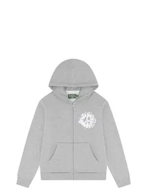 DENIM TEARS Zip Up Hoodie - Grey