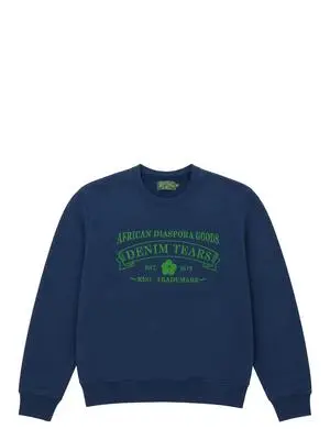 DENIM TEARS Adg Crewneck - Blue