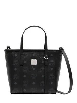 Mcm Toni Vi Shopper Mini Bag - Black