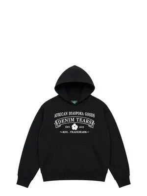 DENIM TEARS Adg Hoodie - Black