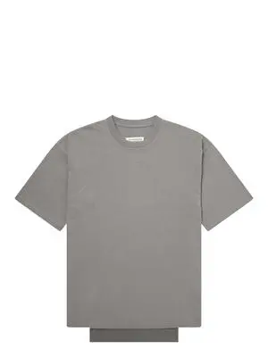 MAISON MARGIELA Layered Cotton-jersey T-shirt - Gray