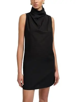 MARCELLA Minna Cropped Dress - Black