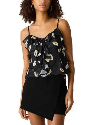 Steve Madden Steve Madden Roue Top With Ruffle Detail Midnight