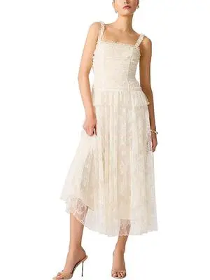 Steve Madden Kareena Lace Dress - Ivory