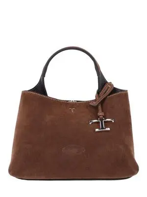 TOD'S Mini Suede Bag - Brown
